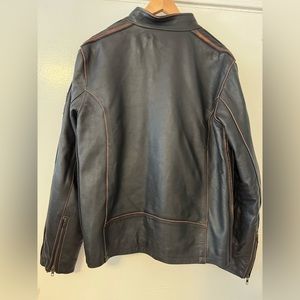 Black Rivet | Jackets & Coats | Mens Leather Motorcycle Jacket | Poshmark